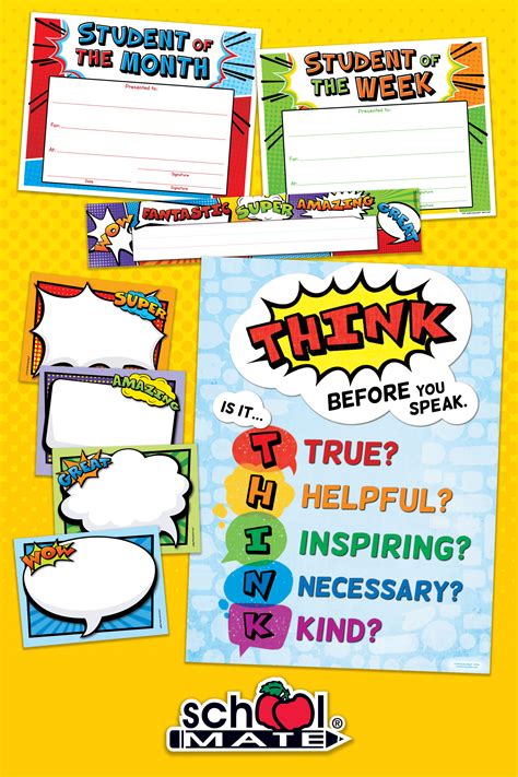 Wow Decorate Your Classroom With A Comic Book Theme Writing Skills