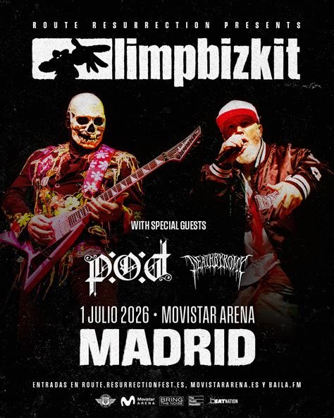 Route Resurrection Limp Bizkit Madrid 2026 Bring The Noise