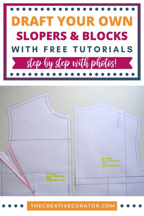 Draft Your Own Blocks With The Pattern Making Basics Course Pattern