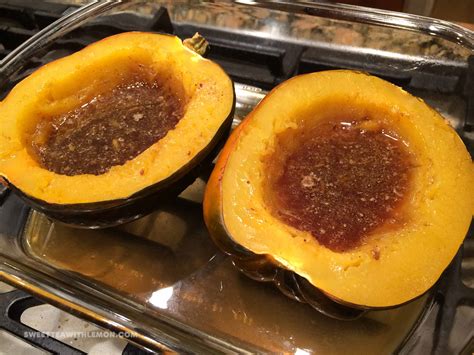 Baked Acorn Squash Sweet Tea With Lemon