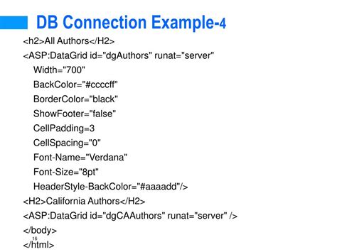 Ppt Introduction To Adonet Powerpoint Presentation Free Download