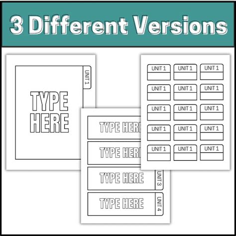 Interactive Notebook Covers And Tabs Editable In Canva By Mylifeascierra
