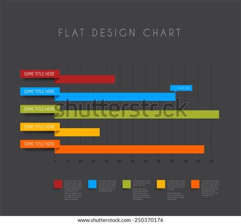 Vector Flat Design Statistics Column Horizontal Stock Vector Royalty Free 250370176 Shutterstock