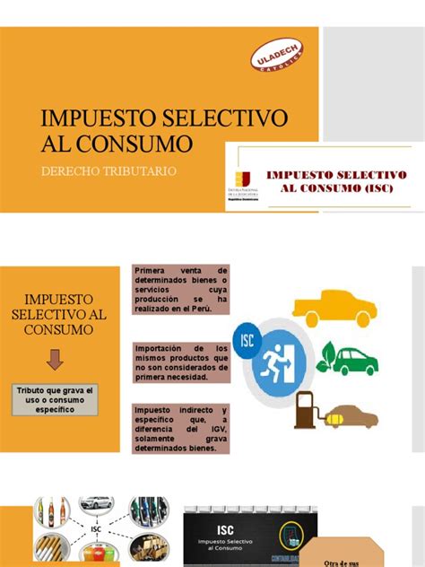 Impuesto Selectivo Al Consumo Pdf Bienes Impuestos