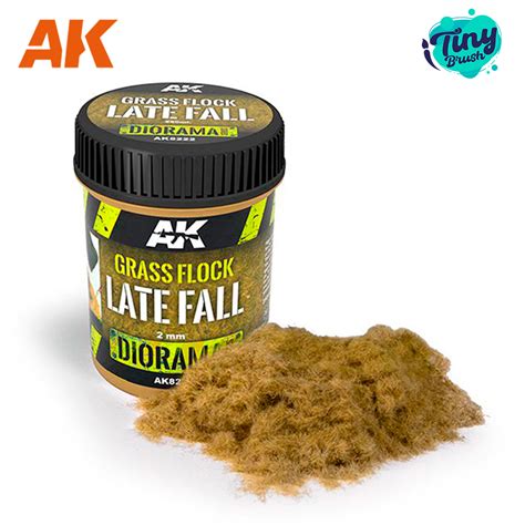 Grass Flock 2mm Late Fall Tiny Brush