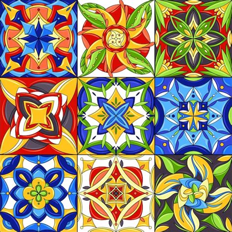 Colourful Tile Vectors And Illustrations For Free Download Freepik