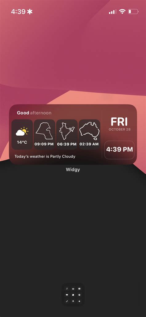 Heres A Widgy I Customised To My Liking And Am Quiet Happy With The