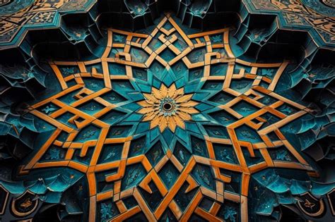 Premium Photo Symphony Of Geometric Patterns Emerges From The Depths Of Darkness