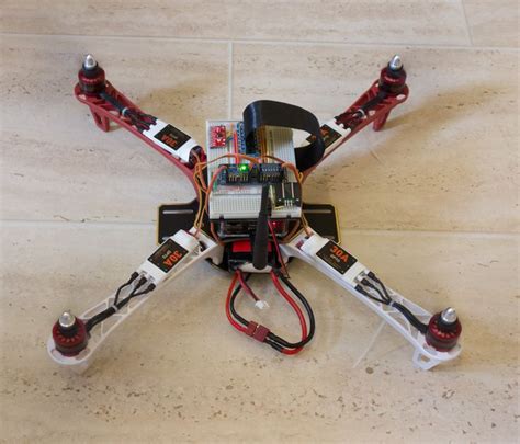 drone design quadcopter raspberry pi project