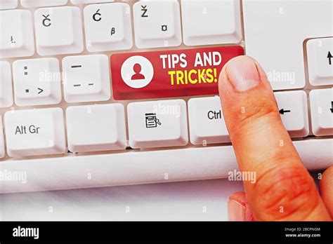 Conceptual Hand Writing Showing Tips And Tricks Concept Meaning Means