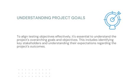 Aligning Testing Objectives With Overall Project Goals For Successful Outcomespdf
