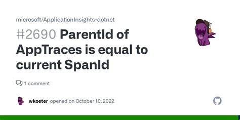 ParentId Of AppTraces Is Equal To Current SpanId Issue 2690