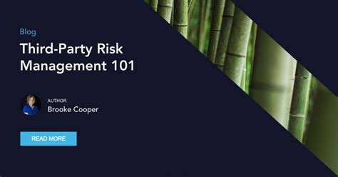 Fusion Risk Management On Linkedin At Its Heart Third Party Risk Management Must Be Risk Based