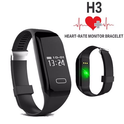 Hot Health Band Smart Bracelet H3 Wristband Heart Rate Monitor Bluetooth 4 0 Passometer Sports