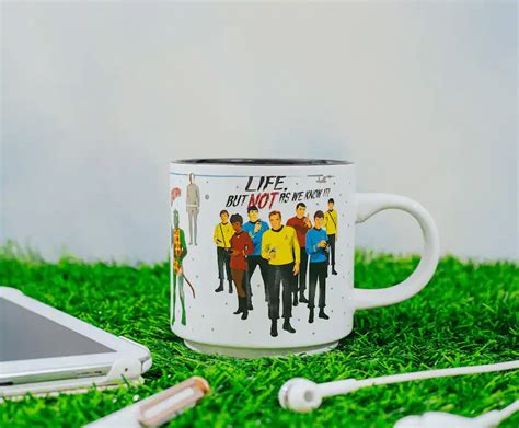 Silver Buffalo Star Trek Aliens Villains And Crew Stackable Ceramic