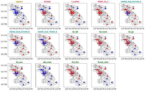 The Spatial Sensitivity Of The14 Snow Water Equivalent Download Scientific Diagram