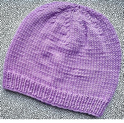 Knitting Patterns Galore Easy Beanie Straight Needles
