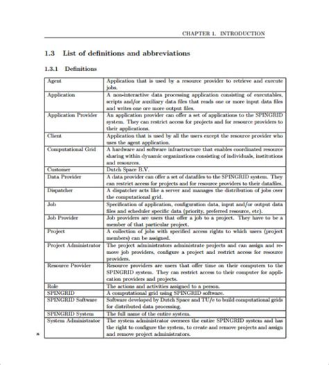 Integration Specification Document Template