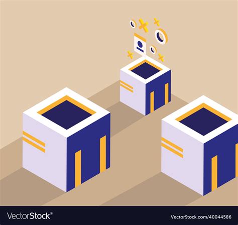 Virtual Reality Cyberspace Royalty Free Vector Image
