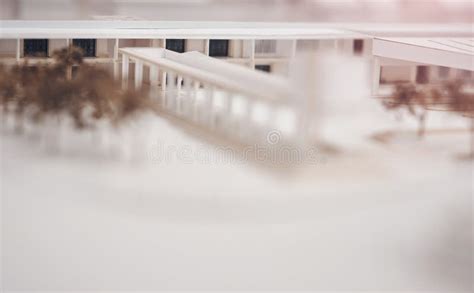 Prototype Architecture And Building With 3d Model For Construction