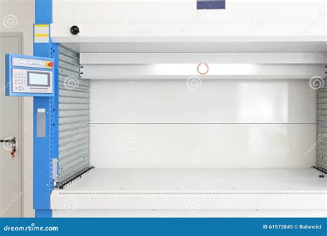 Automated Shelving System Stock Image Image Of Carousel 61572845