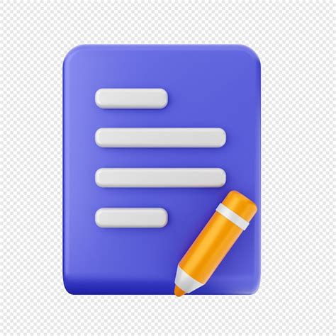 Premium Psd 3d File Document Icon Illustration Render