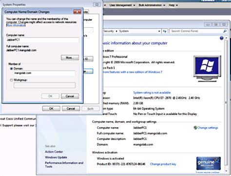 Kerberos With Adfs 2 0 For End User Saml Sso For Jabber Configuration Example Cisco