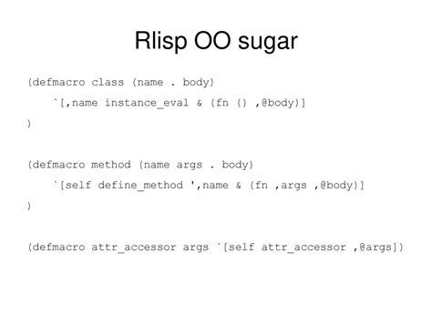 lisp naturally embedded in ruby ppt download