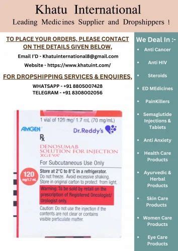 Xgeva Solution For Injection Strength 120 Mg At ₹ 29000 Vial In