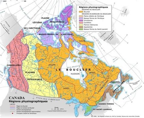 Les Régions Physiographiques Quiz