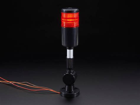 Tower Light Red Alert Light With Buzzer 12vdc — Robot Italy