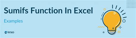 Sumifs Function In Excel Formula Examples How To Use Sumifs Wall