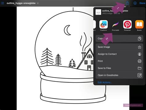3 Easy Steps To Use Procreate Outline Templates The Gemmy Raven