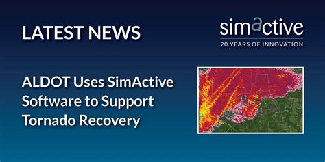 Aldot Uses Simactive Software To Support Tornado Recovery