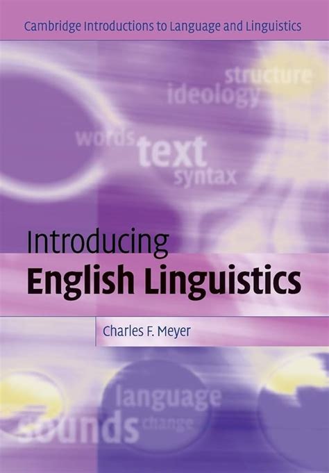 کتاب Introducing English Linguistics Cambridge Introductions To