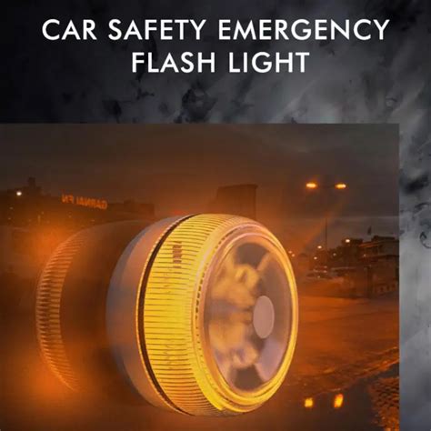 Car Emergency Light V Dgt Approved Road Flares Magnetic Warning Safety Light Shatterproof