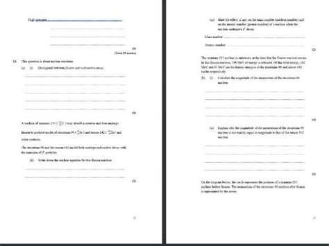 IB DP Physics Topic Atomic Particle And Nuclear Physics Question Book SL Last Exams