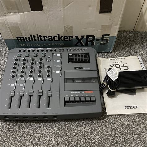 Fostex Xr5 Cassette Multitracker 4 Track Recorder Mixer Reverb Uk