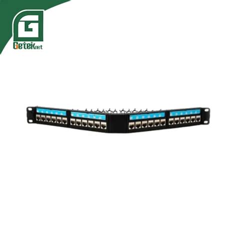 Geteknet Network Cat6 Installing Patch Cord Rack Utp 45° Angle Empty 24