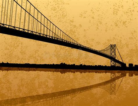 Ambassador Bridge Stock Illustrations 110 Ambassador Bridge Stock