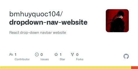 GitHub Bmhuyquoc Dropdown Nav Website React Drop Down Navbar Website