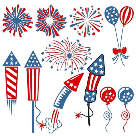 Firecracker Set Svg Scrapbook Cut File Cute Clipart C