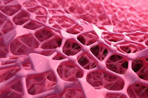 Premium Photo Molecular Tissue 3d Animated Backgrounds Pink Color