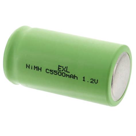 Ejh C5000b 1 2v 5000mah Nimh C Size Rechargeable Button Top Battery