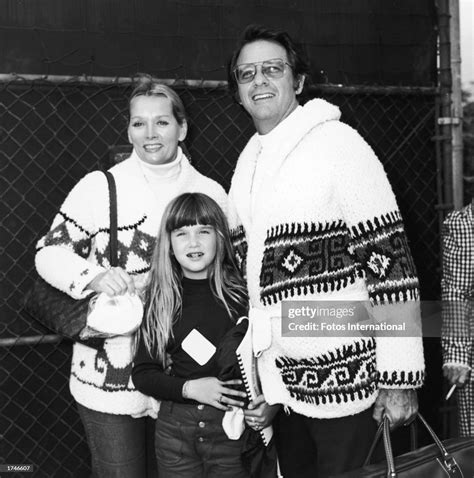 American Actor Richard Crenna Poses With His Wife Penni And Their