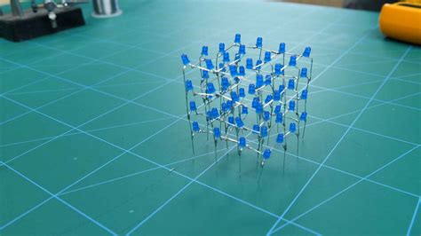 How To Make A Flashing Led Cube 4x4x4 Using Arduino
