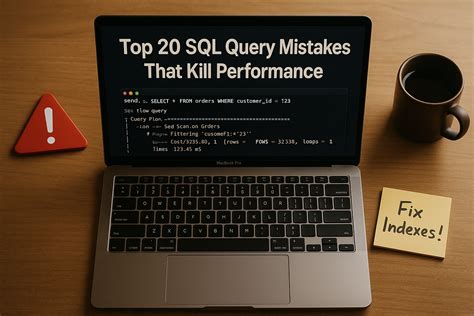 Top 20 Sql Query Mistakes That Kill Performance By Sql Mentor Medium