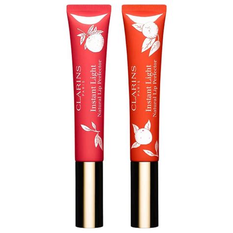 Clarins Instant Light Natural Lip Perfector Set Błyszczyk 2 X 12ml 14