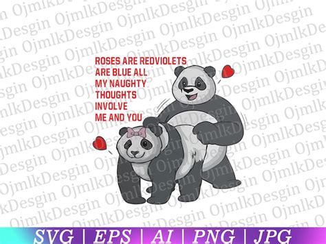 Animal Sex Svg Panda Svg Panda Make Love Svg Lustiges Svg Etsyde