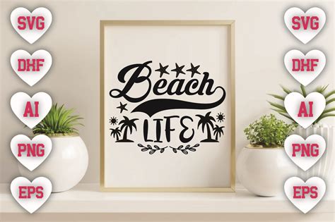 Beach Life Graphic By Creativestore · Creative Fabrica